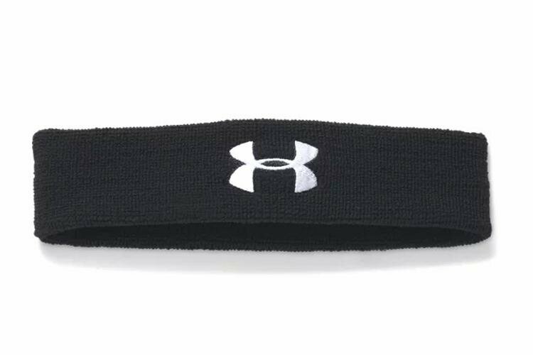Повязки на голову унисекс Under Armour черные, цвет: black