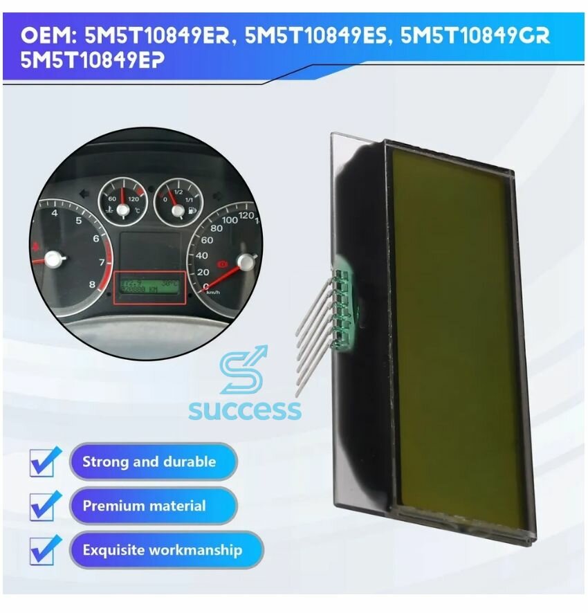 ЖК-Дисплей На Панели Приборов Для Ford Focus 2005-2009, Success