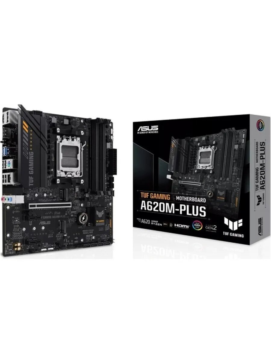 Материнская плата TUF Gaming A620M-PLUS (AM5, mATX)