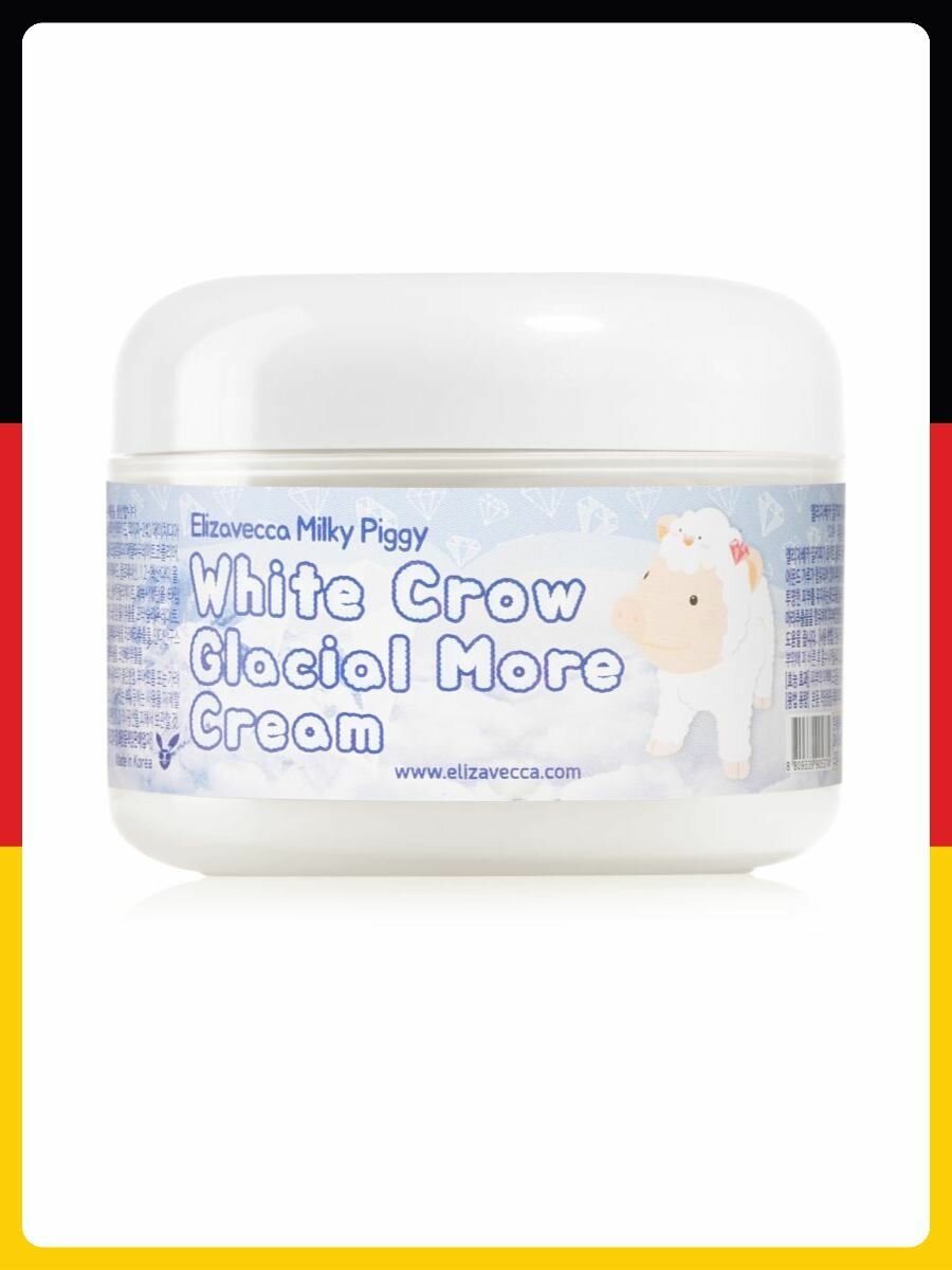 Крем для ухода за кожей Elizavecca Milky Piggy White Crow Glacial More Cream moisturizing cream for radiant shine, 100 мл