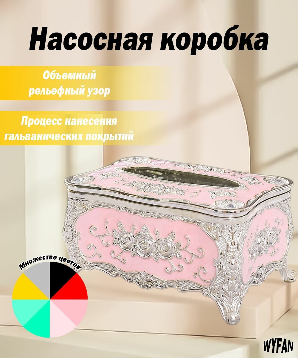 Европейский стиль настольный диспенсер для бумажных салфеток - креативная коробка для салфеток для гостиной, столиков, KTV и ресторанов