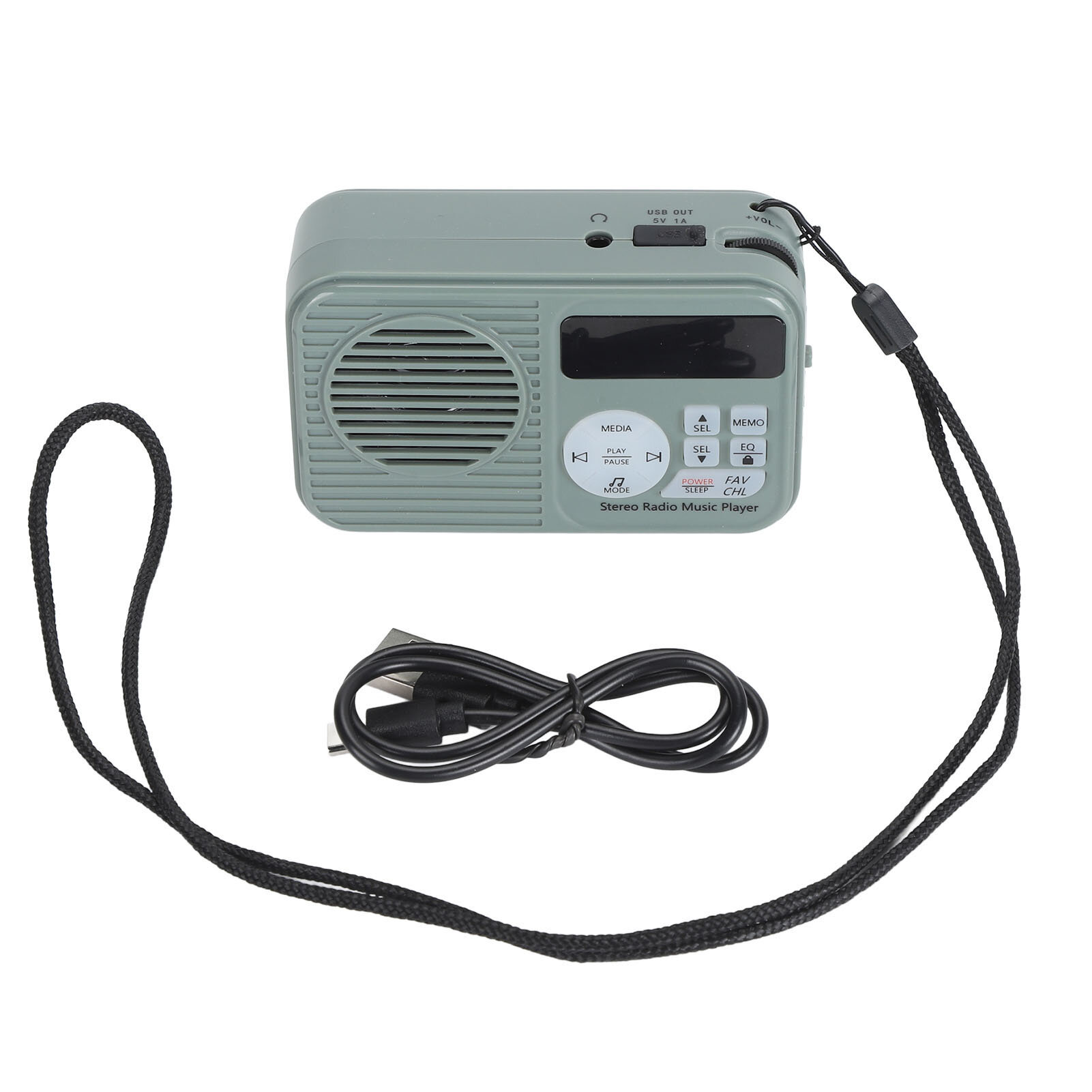 Retro Bluetooth Radio High Sensitivity Backlit Display DSP Wireless Vintage Small Speaker with Stereo Sound FM