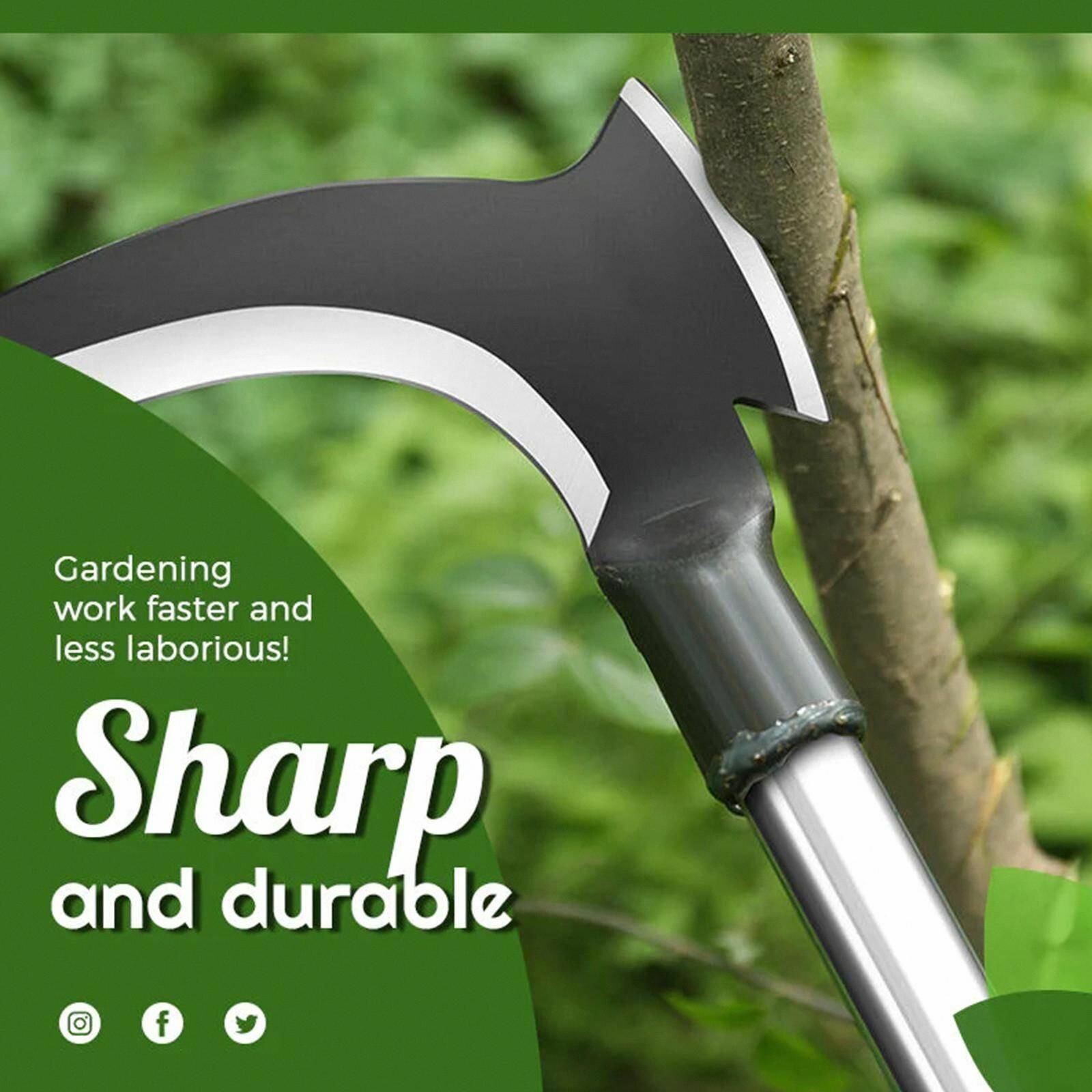 Двойной серп из марганцевой стали, инструмент для уборки сельскохозяйственных культур.