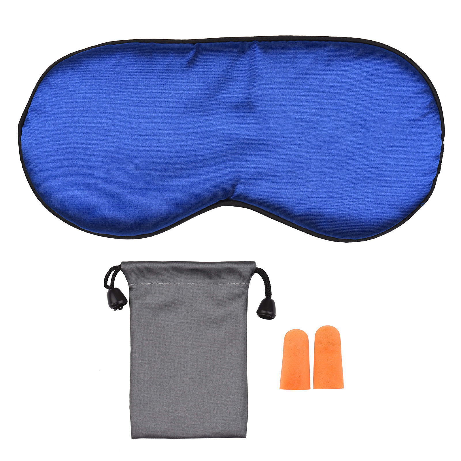 Набор для сна: Маска для сна черный, кофе, черный, розовый (выбор), ушные пломбы оранжевые, сумка для хранения (цвет произвольный), размер маски 215*102мм, размер упаковки 230*115*10мм, вес упаковки 23г, 1 маска, 1 сумка, 1 пара ушных пломб