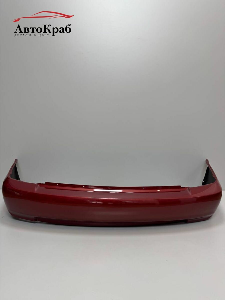 Бампер задний в цвет для Хендай Акцент 1999-2012 г. R01 - RED, MALINA светло красный