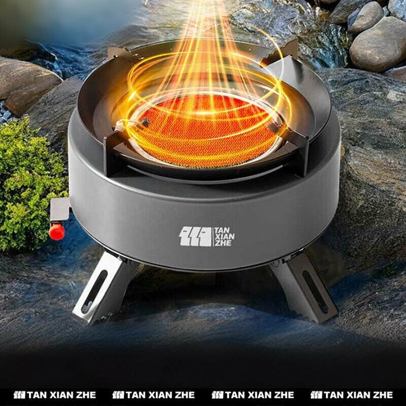 Газовый обогреватель для палатки 1.2 кг серый