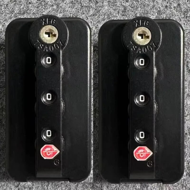 2 шт. замков TSA007, подходят для чемоданов Rimowa, замок для таможни TSA006, оригинальный кодовый замок, аксессуары для багажа, замена замка Rimowa черный