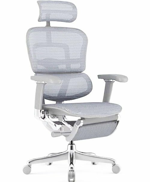 Качественное компьютерное кресло Falto Ergohuman 2 SE Luxury LT GY, с натяжением сетки