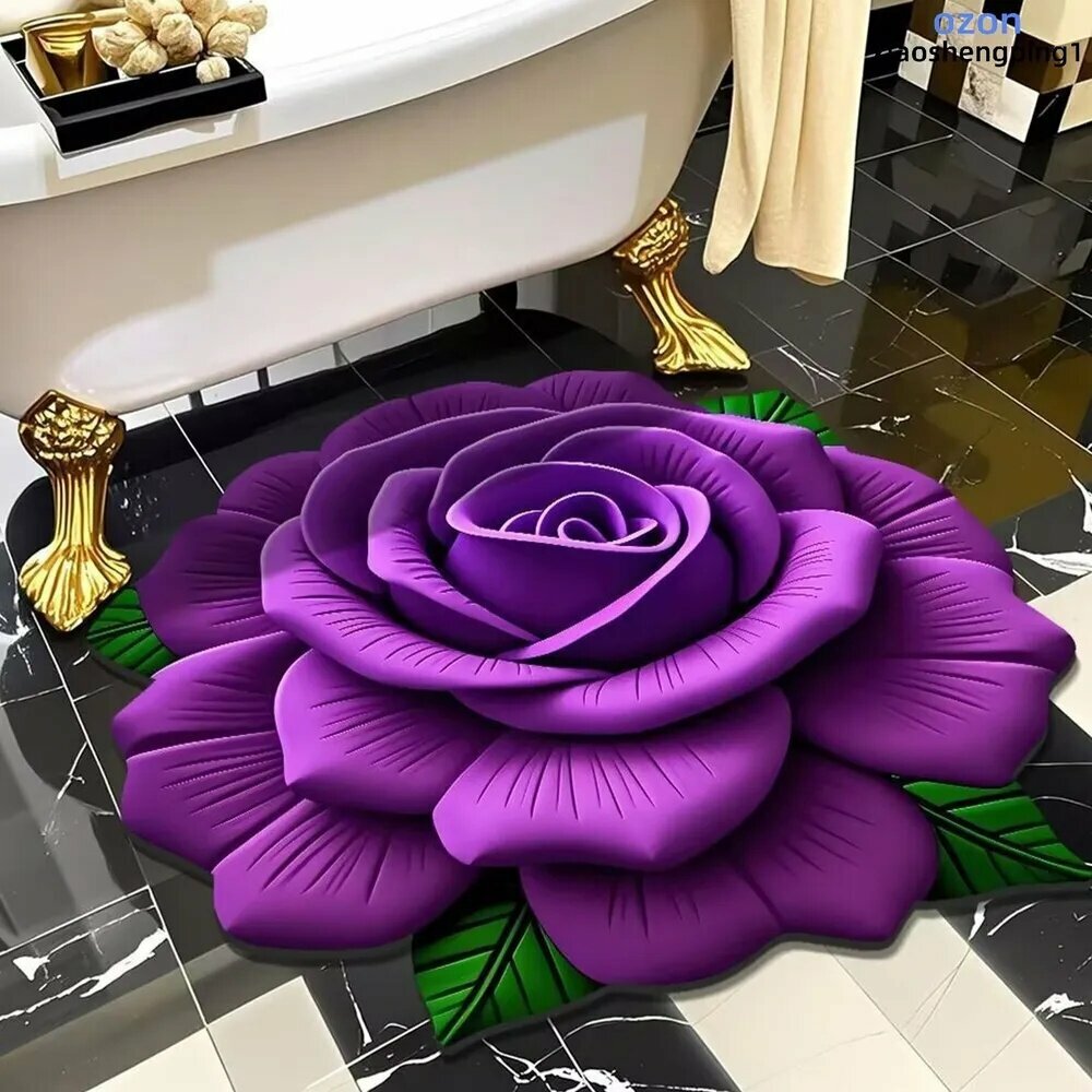 Ковер Розы 3D 60x60 см — фото 1