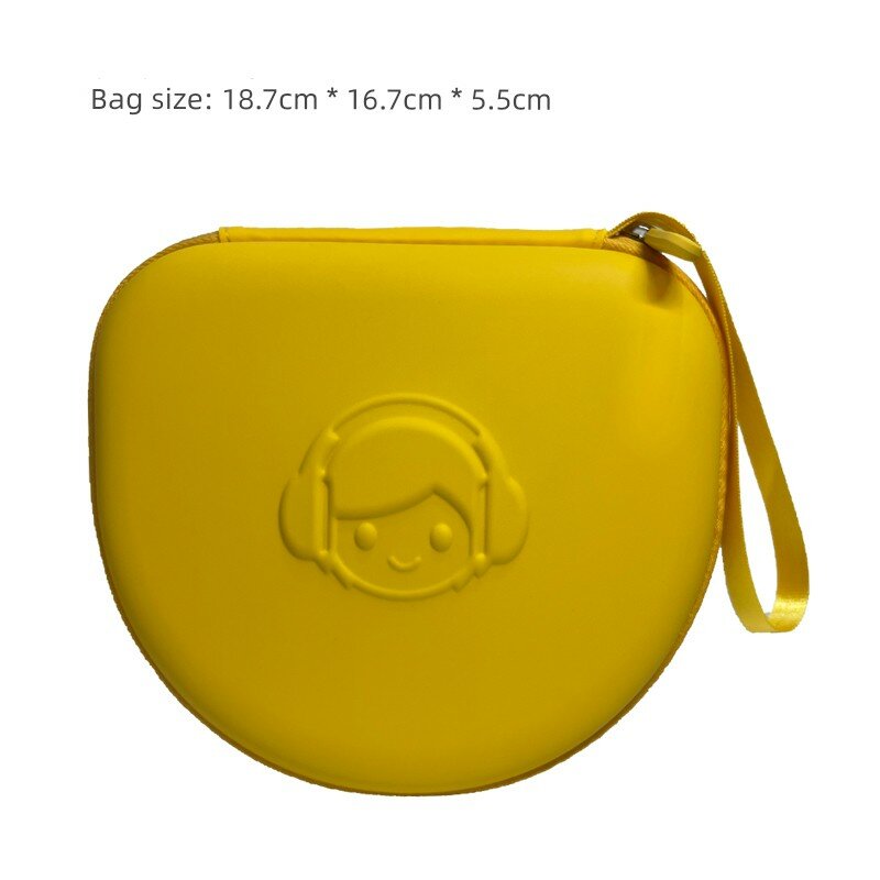 Новая модель чехла для детских наушников JBL460NC, защитный кейс для хранения наушников JR460NC. Полукруглый желтый