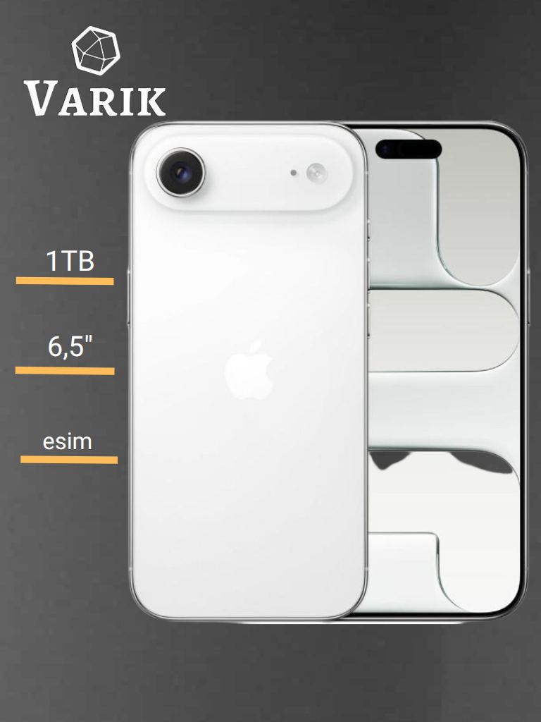 Смартфон Apple iPhone Air, 1 ТБ, 6.5", 120Гц, NFC, 8ГБ, белый