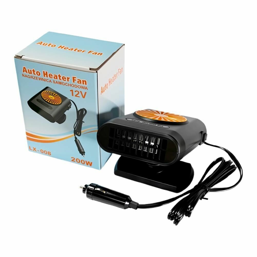 Тепловентилятор автомобильный, обогрев в салон 12В