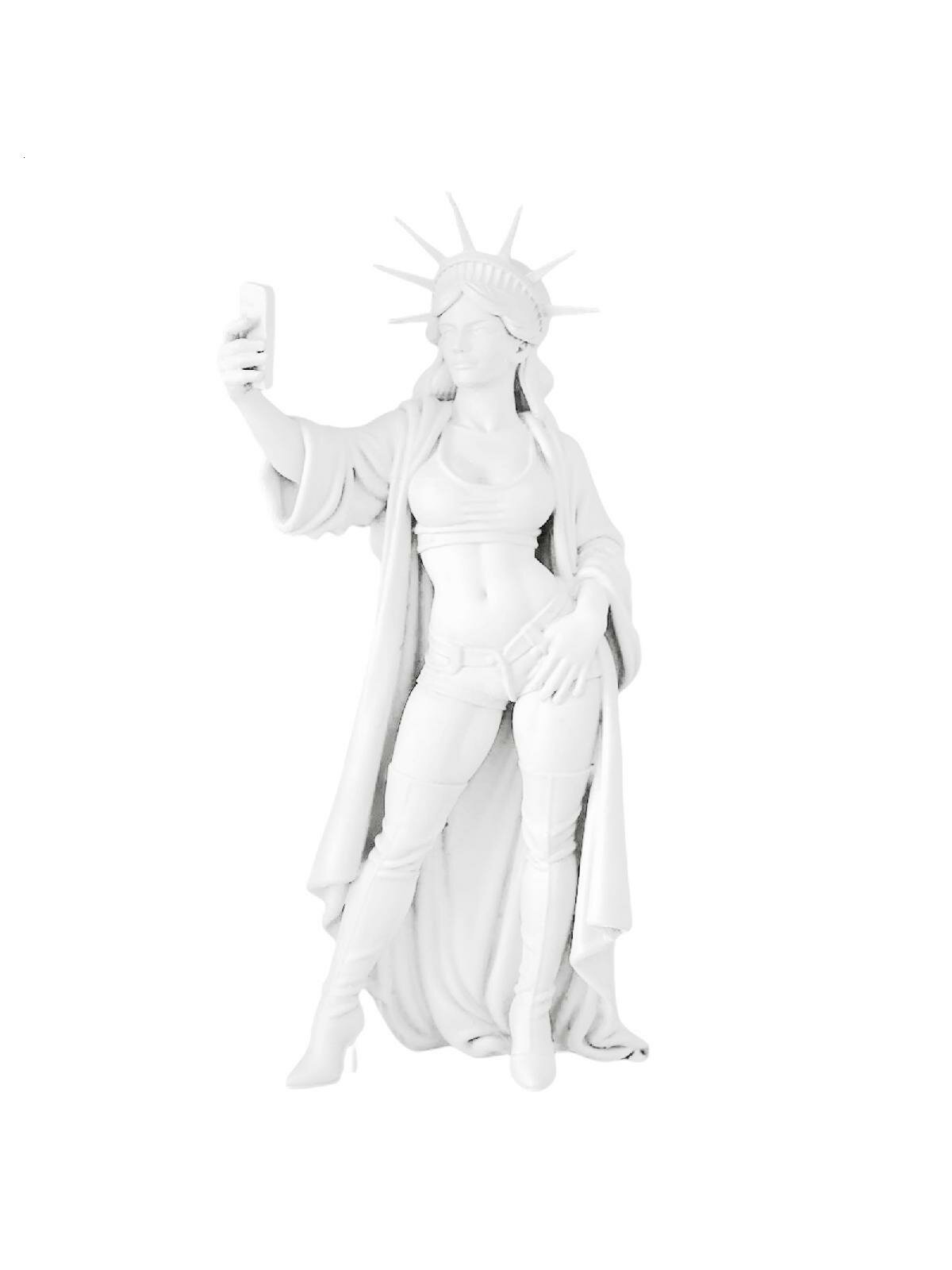 Забавная статуя Свободы, Скульптура для селфи, Памятный предмет коллекционирования к 250-летию, Детальный дизайн, Экспозиция американской истории.