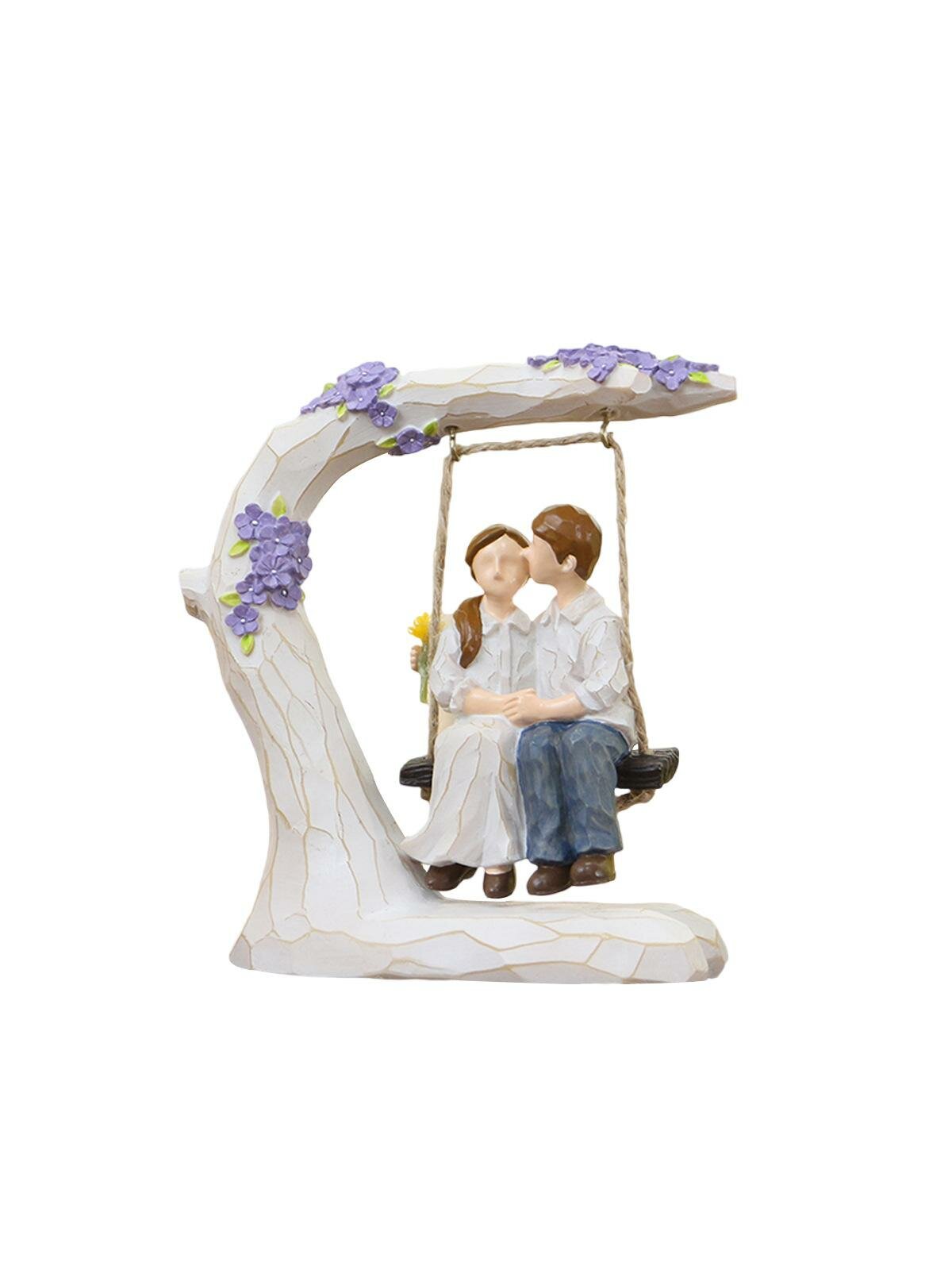 Подарок: статуя влюбленной пары, скульптура сладкой влюбленной пары, увековечивающая прекрасные моменты, лучший подарок На День Святого Валентина, годовщину или свадьбу