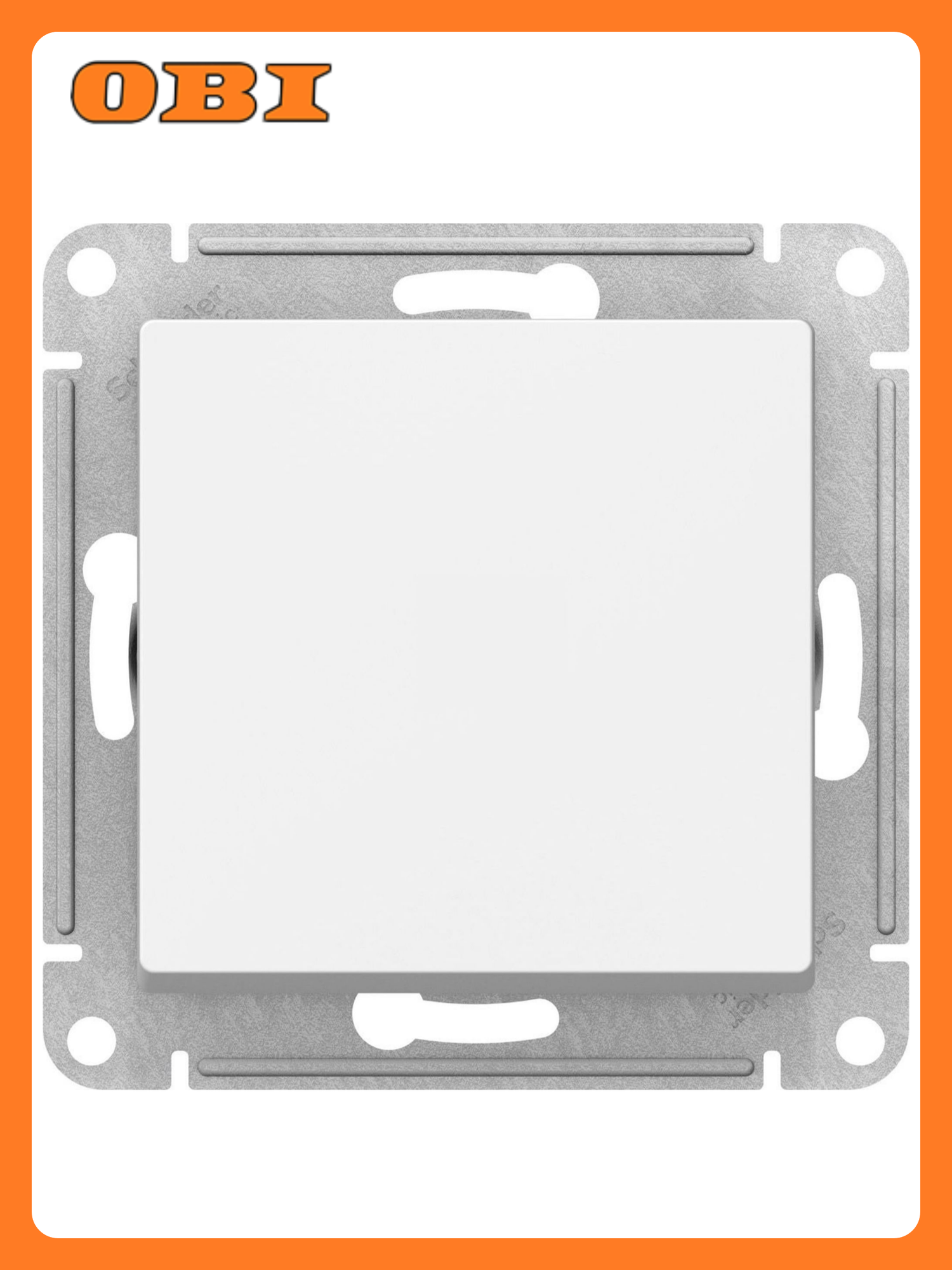 Выключатель Schneider Electric "Atlas Design" ATN000161, белый, скрытый монтаж