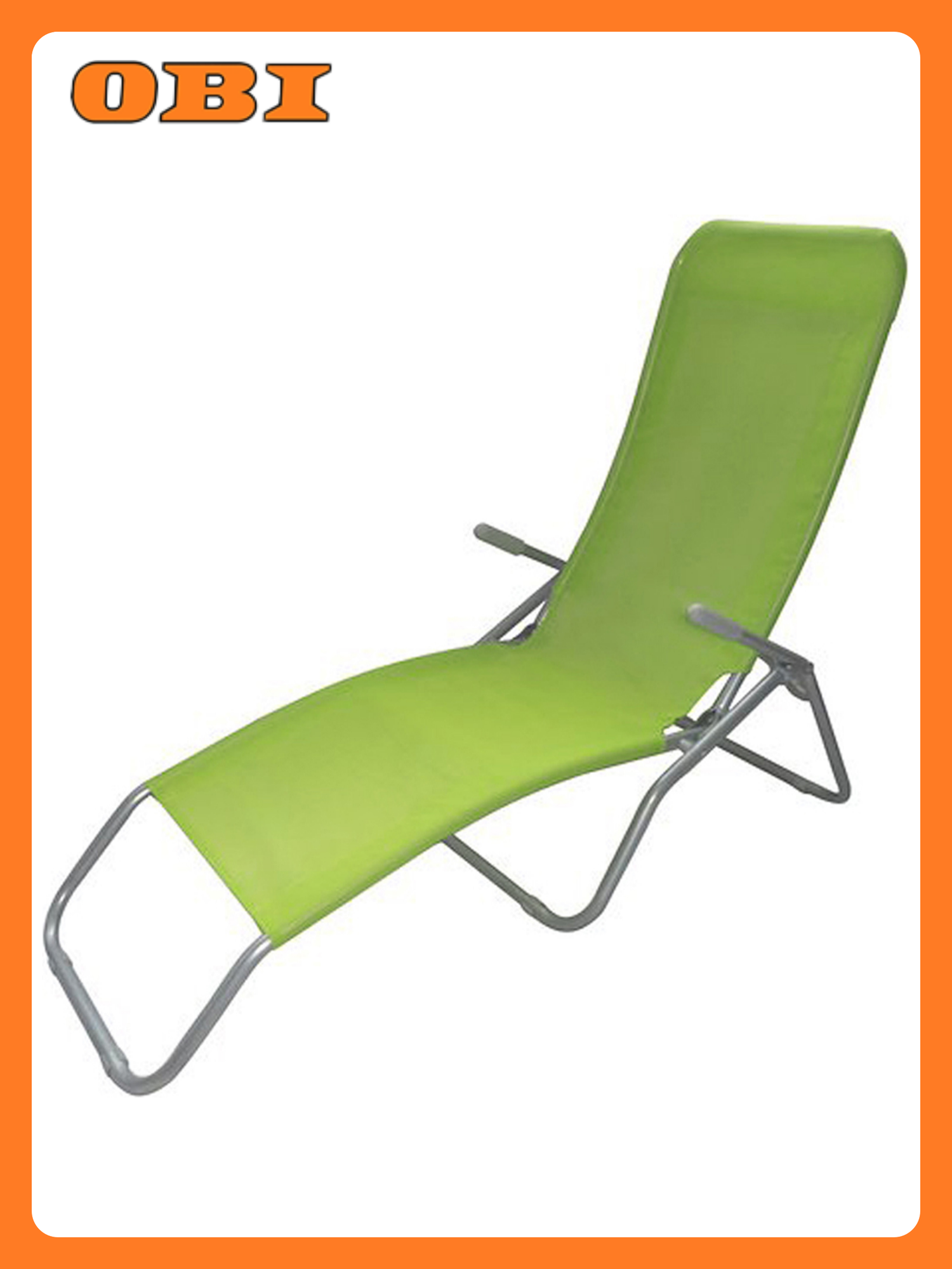 Шезлонг Tanguro, складной, зеленый, металл, текстиль, с подставкой для ног, 140х92,5х62,5 см