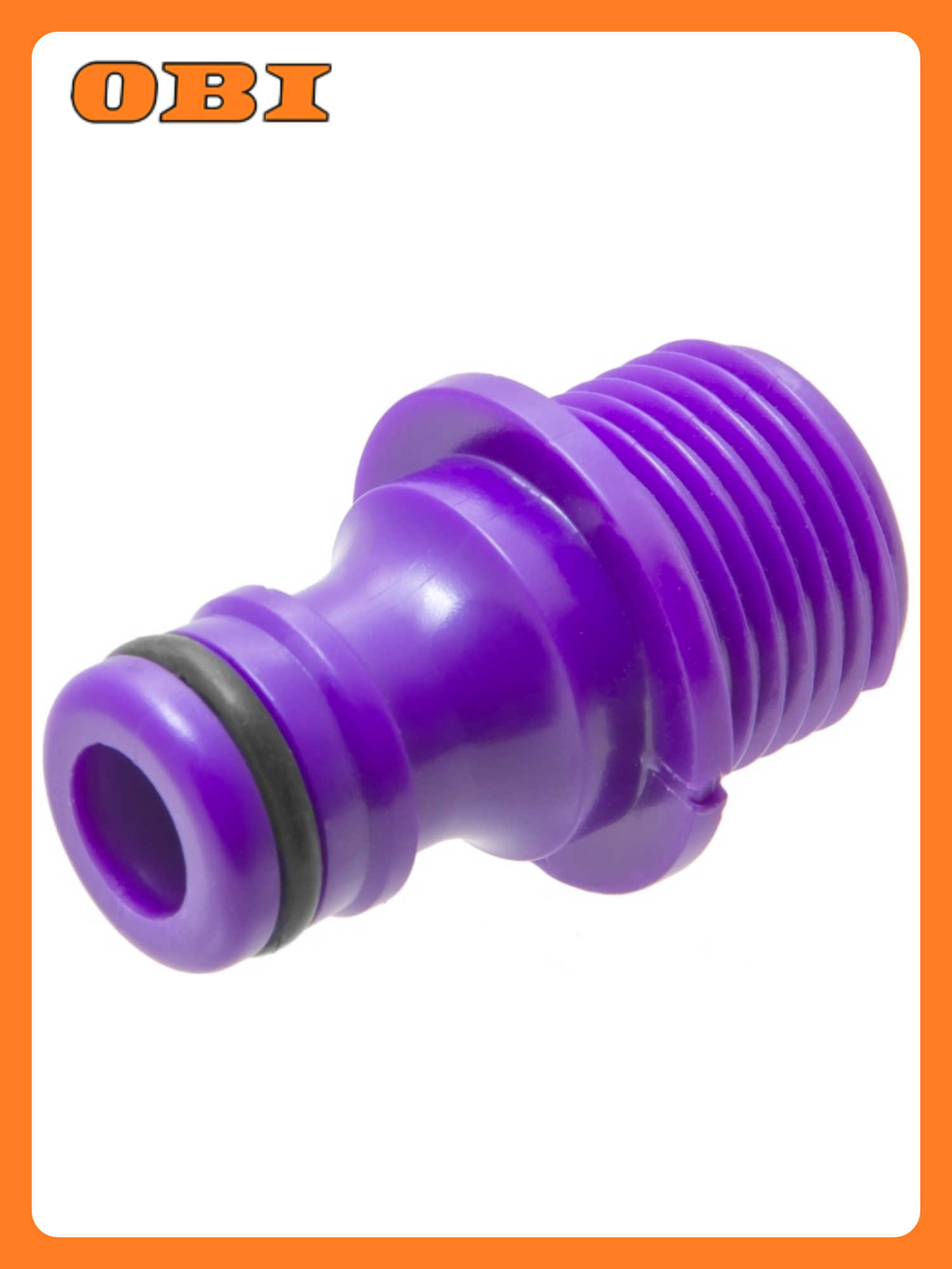 Адаптер MasterProf ДС.070873, с внешней резьбой, пластик, 1/2", быстроразъемный ниппель