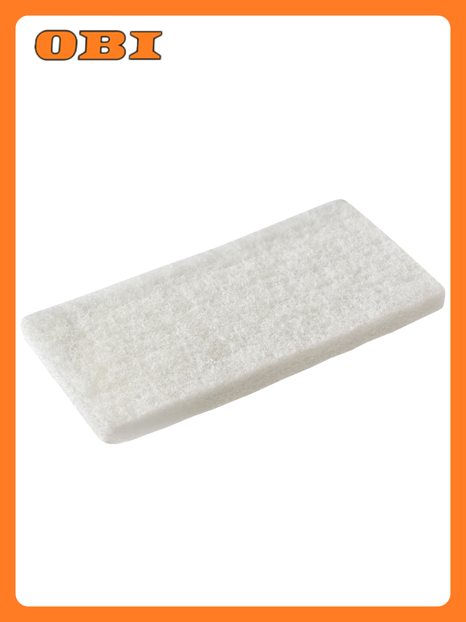 Сменный блок для шпателя Litokol, для затирки, волокнистая рабочая часть, белый, 250мм