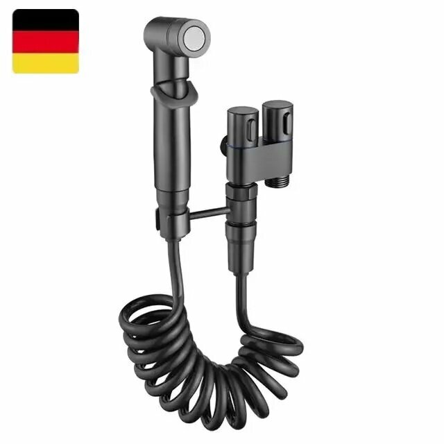 Гигиенический душ для унитаза на холодную воду, нержавеющая сталь, графит