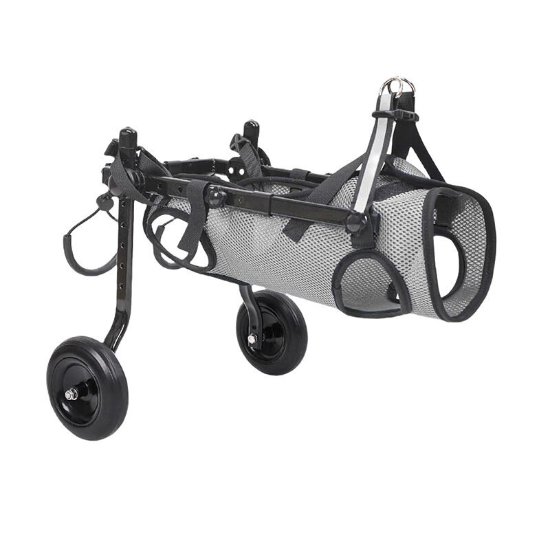 Маленькая инвалидная коляска для домашних животных, регулируемая защита от травм, инвалидная коляска, помощь в