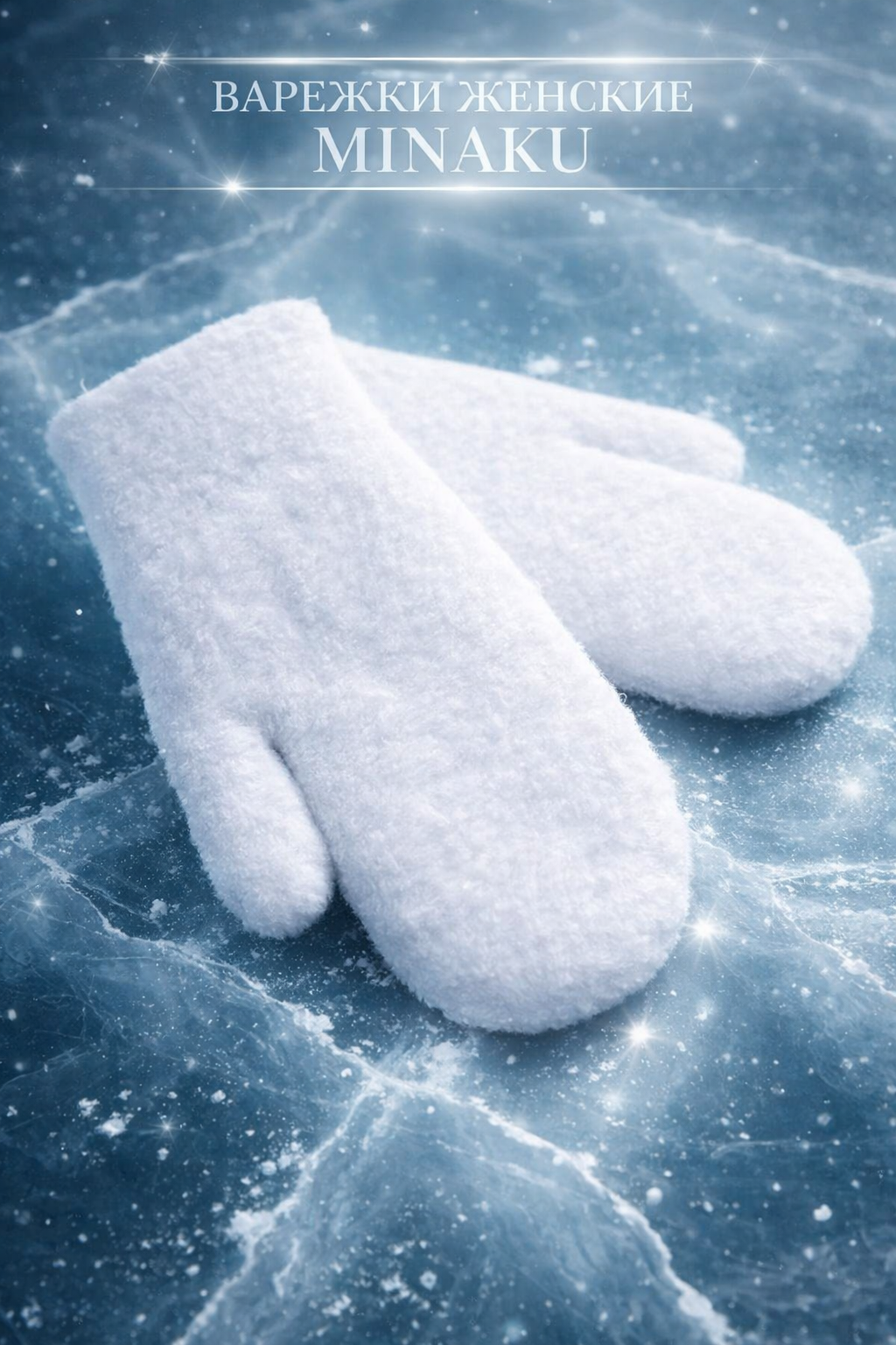 Варежки MINAKU: Hello, winter! для женщин