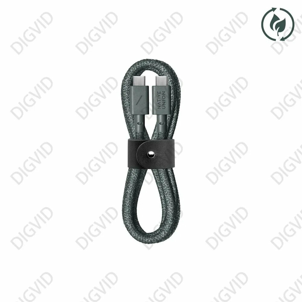 Native Union Кабель для мобильных устройств USB Type-C/USB Type-C, 1.2 м, темно-зеленый