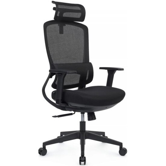 Кресло офисное Riva Chair Skill RCH 6245AX Черный