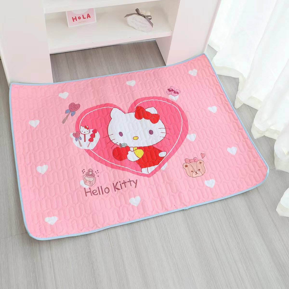 Пеленальный коврик с мультяшным рисунком, тонкий, дышащий, водонепроницаемый, непротекающий, матрасик для кормления, менструальная прокладка, прокладка для месячных