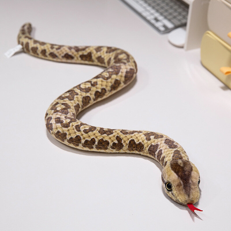 Трансграничный snake куклы Симулятор S изогнутый питон водяной змеи маленькая змея плюшевая игрушка Хэллоуин трюк
