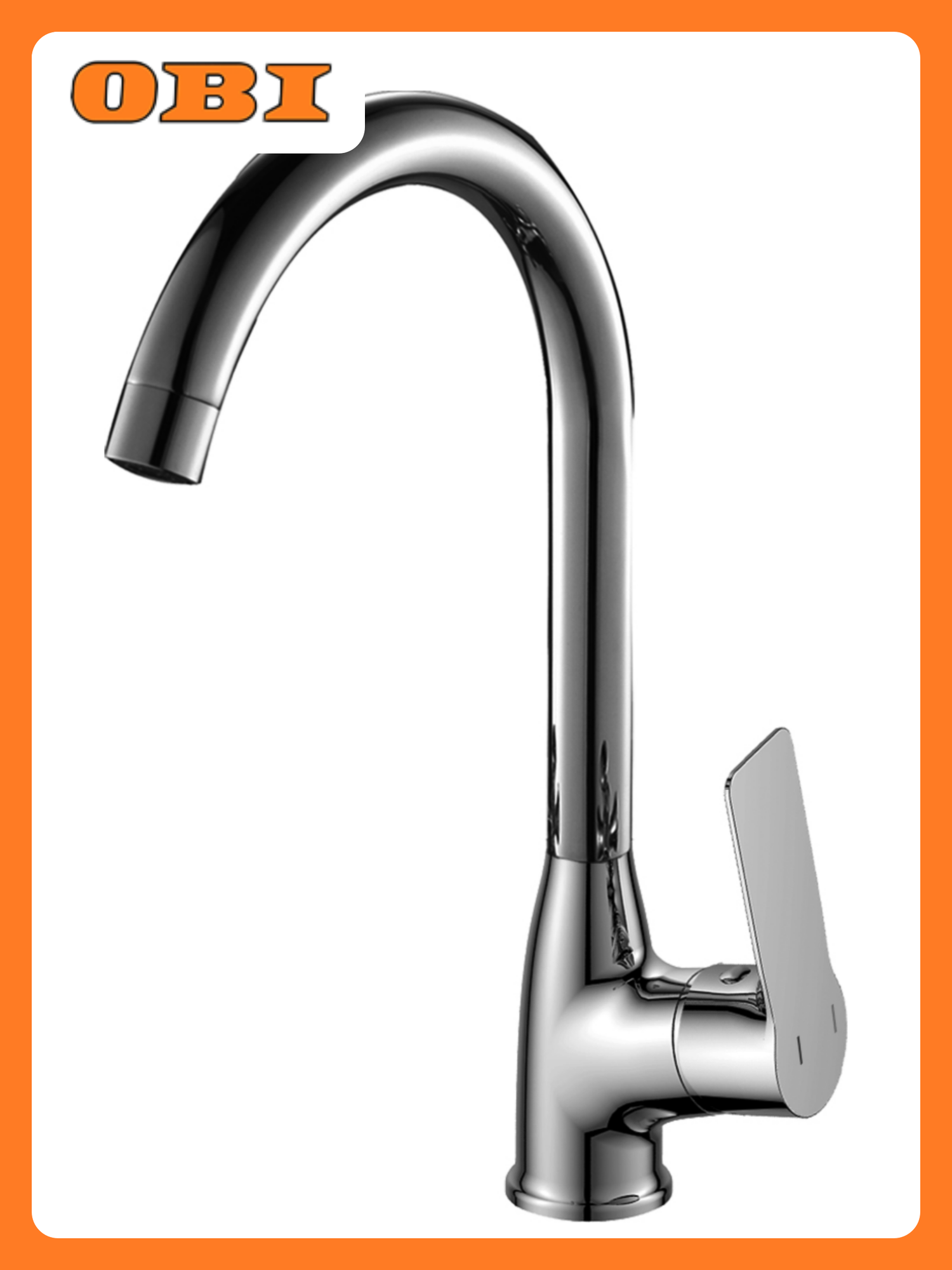 Смеситель Rossinka RS27-23 для кухни, рычажное управление, керамический картридж