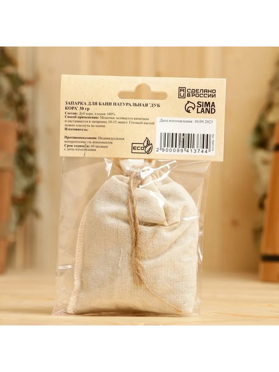 Целебная банная запарка из дубовой коры