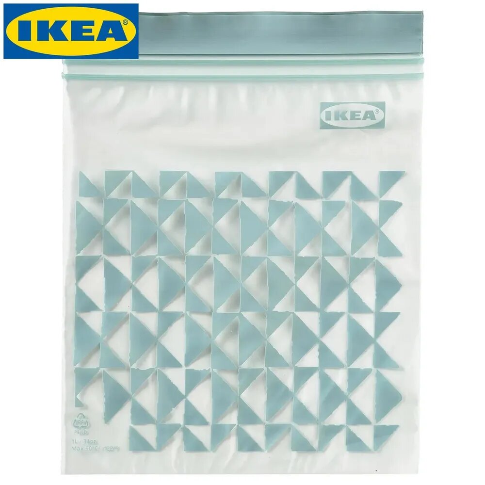 IKEA Зип пакет, 18*19 см — фото 1