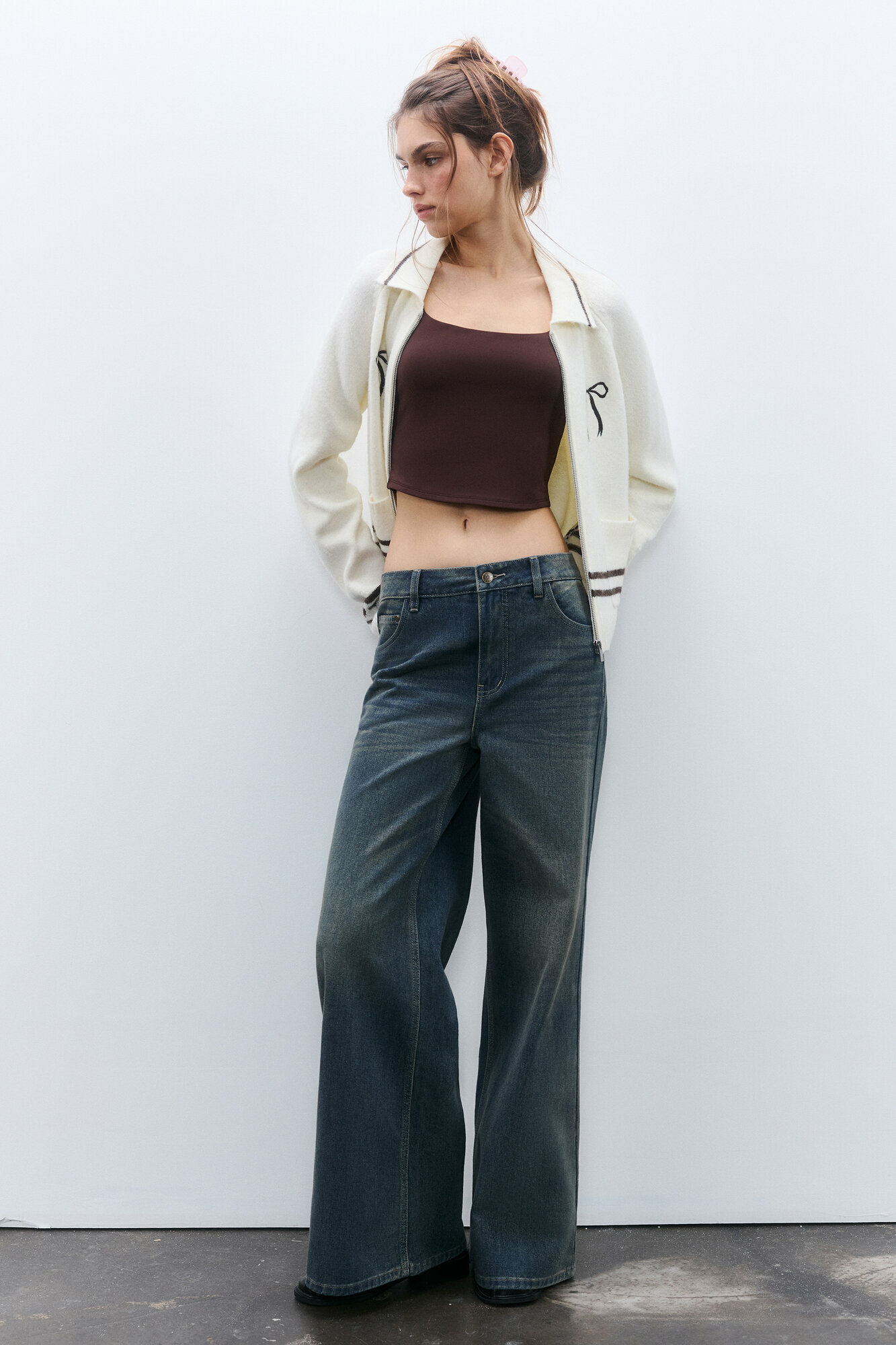 Джинсы широкие Young Casual 