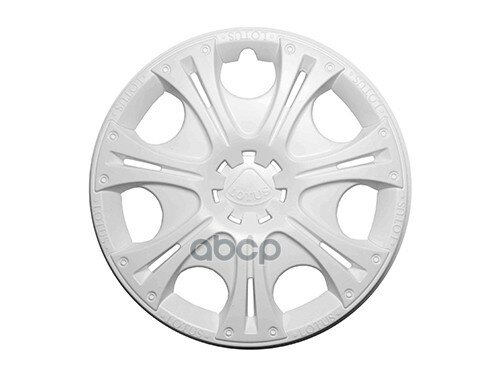 Колпак колеса R15 Лотус белый (пруж) кт 2 шт. АКС акс-авто AK1512 акс-авто арт. AK1512