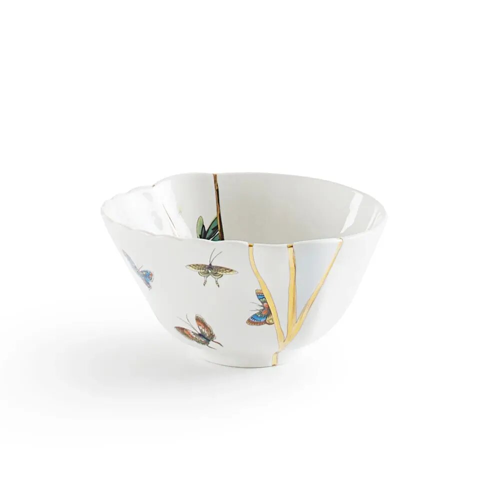 Seletti Пиала белый, золотой, 1 шт