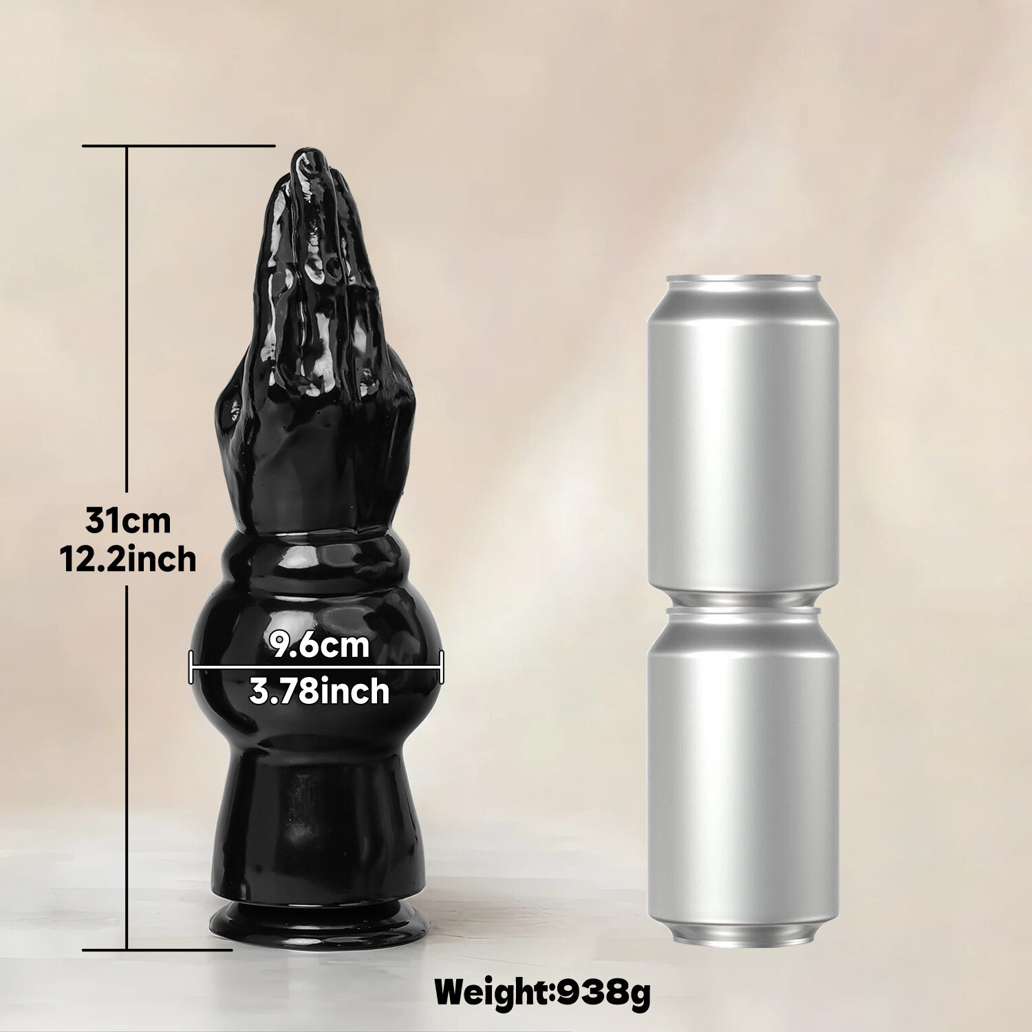 Анальная пробка для фистинга, имитация кончика руки, фаллоимитатор для кулака, анальный расширитель, очень большая