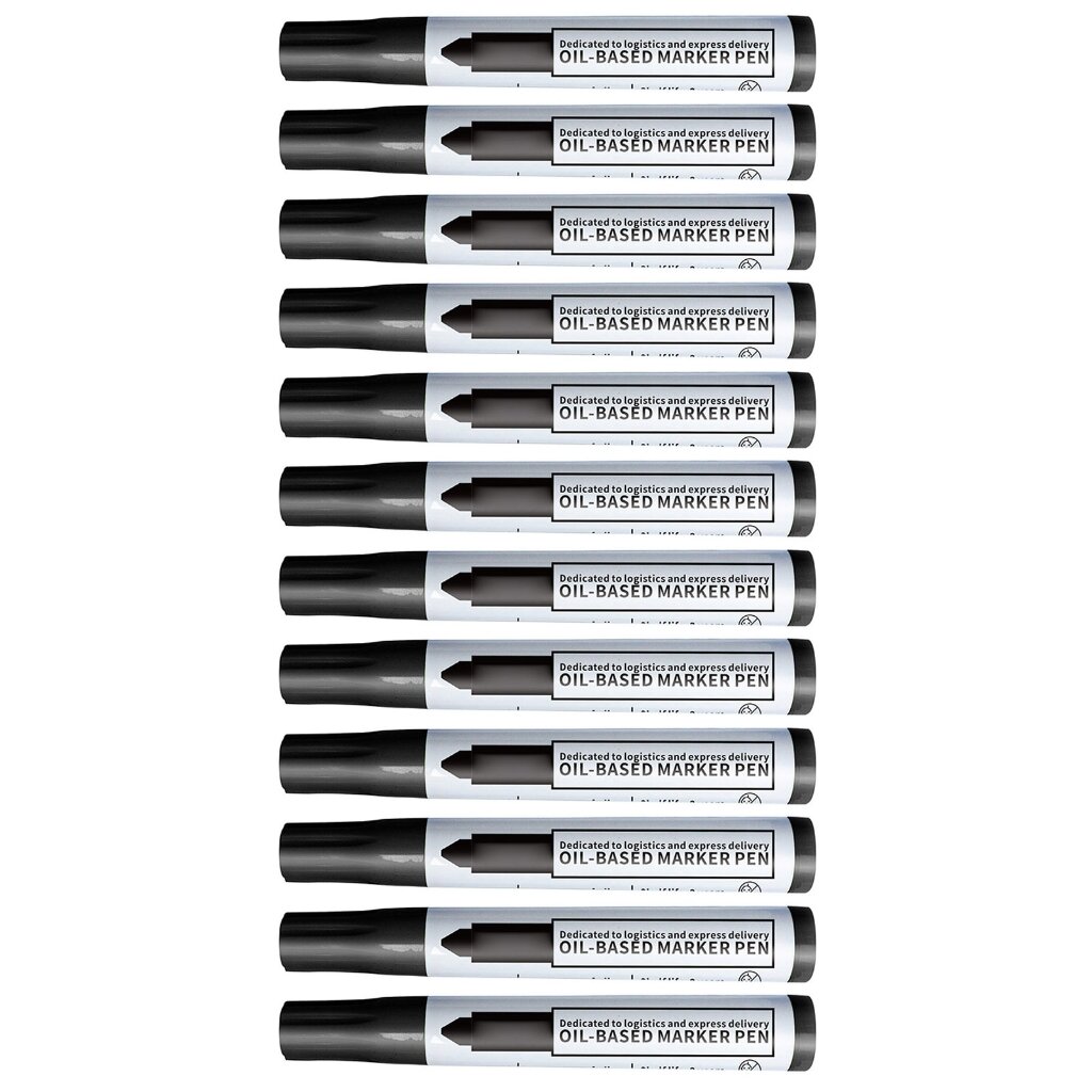 Набор перманентных маркеров Expert с 12 стойкими к царапинам тонерами для организации офиса из металла, стекла, пластика