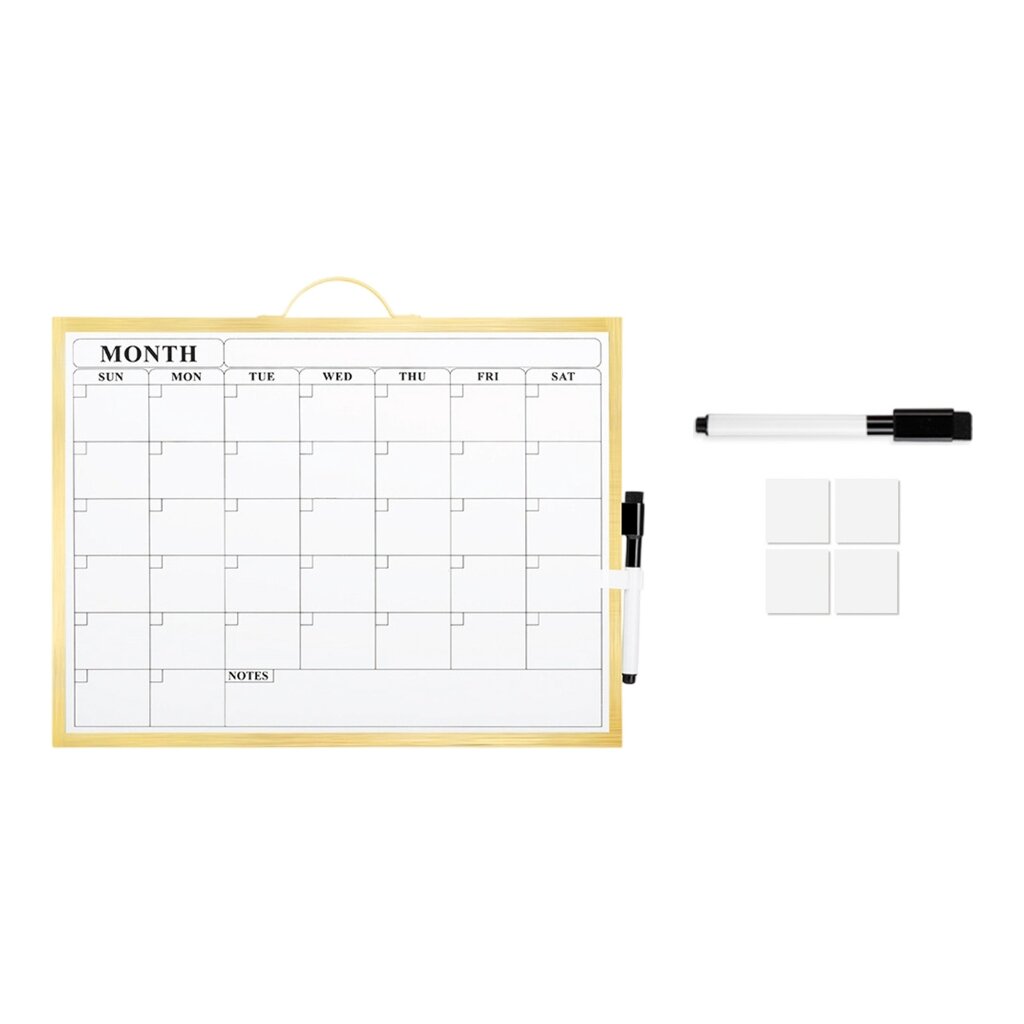 Доска с ежемесячным календарем Доска для письма в алюминиевой рамке с магнитными поверхностями Реверсивная панель для использования в офисе и школе