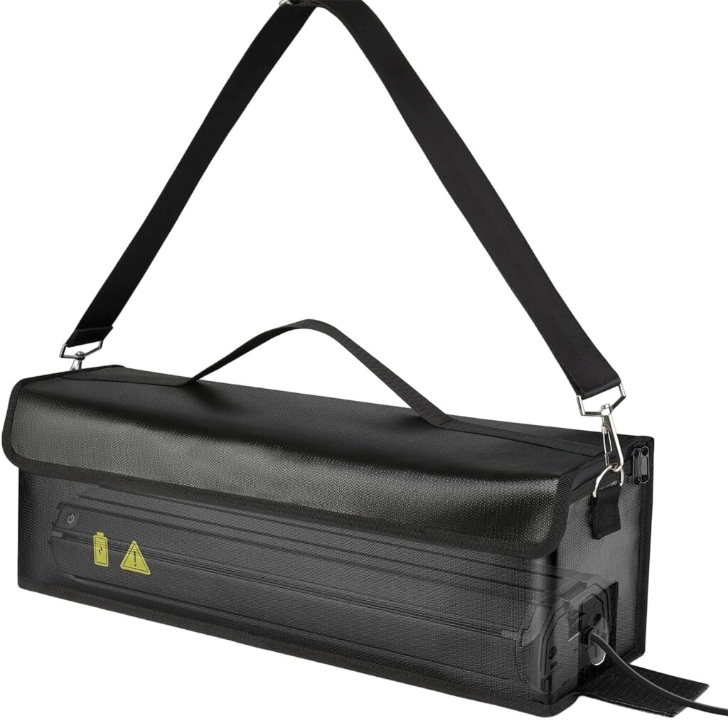 Пожаробезопасная взрывозащищенная сумка для хранения аккумуляторов для электровелосипедов, Водонепроницаемая сумка для хранения аккумуляторов для электровелосипедов, простая в использовании для защиты от зарядки