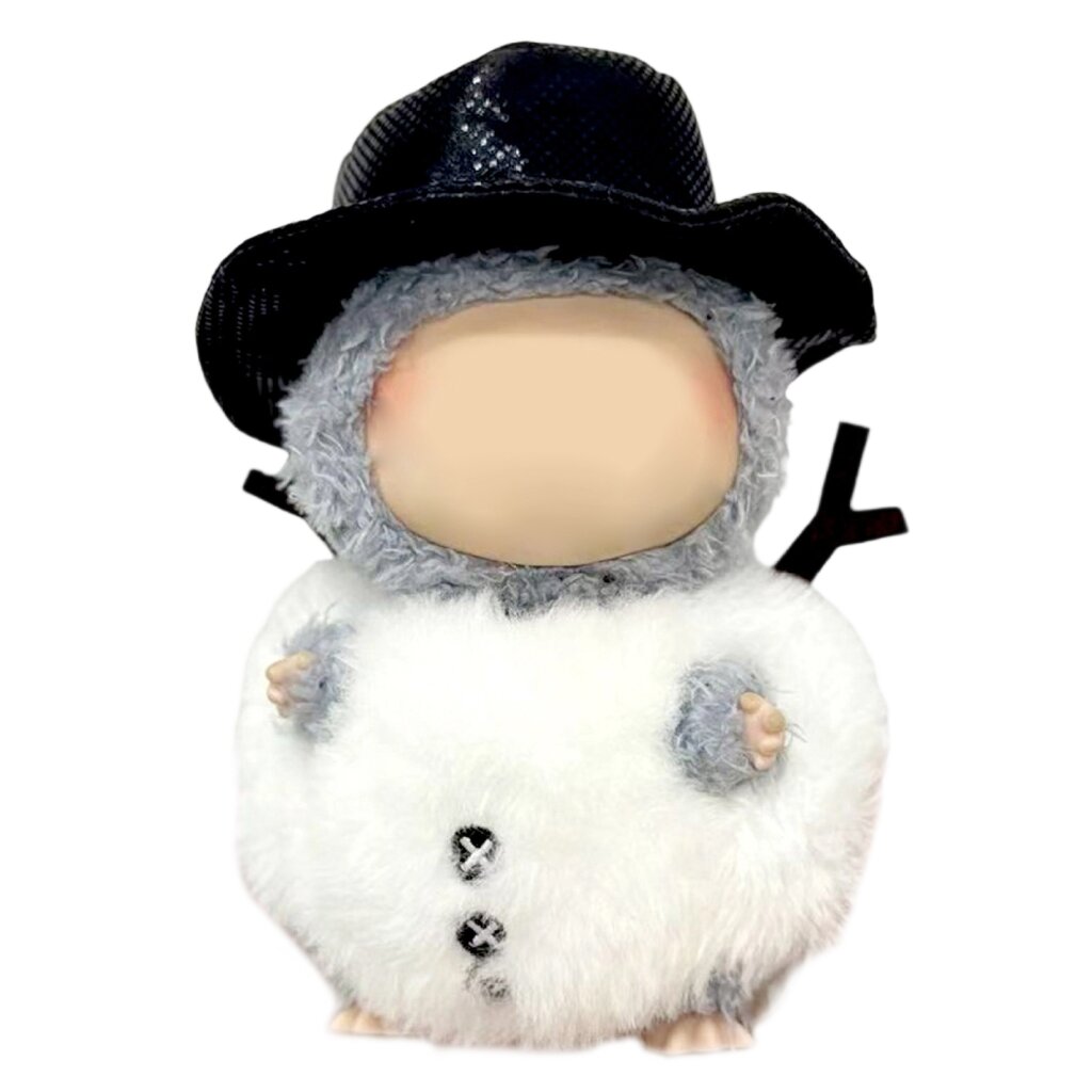 Рождественская Кукла Костюм Снеговика Легкая Одежда Кукольные Аксессуары Для 15-сантиметровой Аниме-Куклы