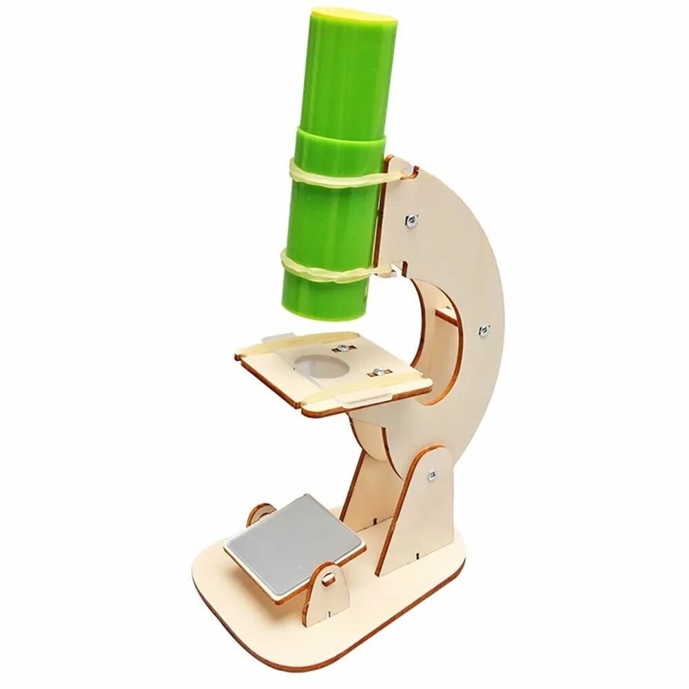 Набор Детского Микроскопа, Для Обучения Детей, Из Деревянного Материала