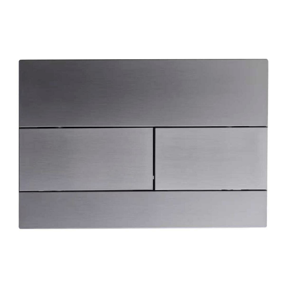 Кнопка смыва Vincea VFP-203GM, 2-х режимный слив, цвет вороненая сталь