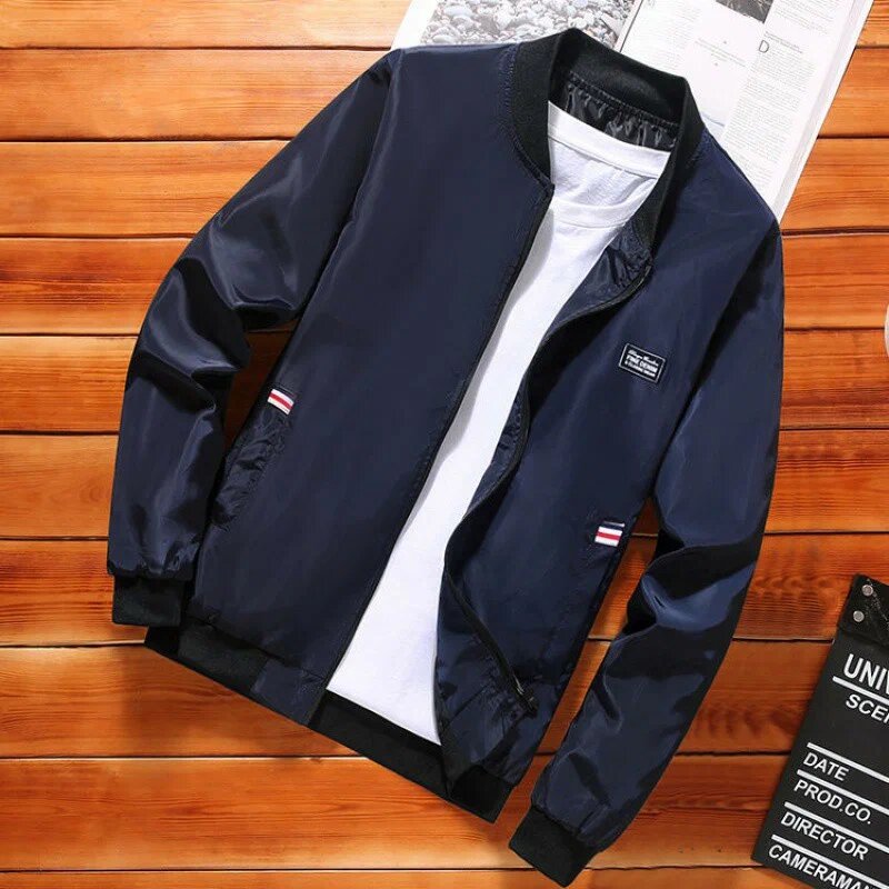 Мужская повседневная куртка для весны и осени - короткая рабочая повседневная куртка