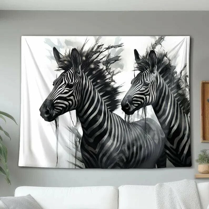 BeLOC Гобелен "Две красивые зебры вместе", 230 х 180 см