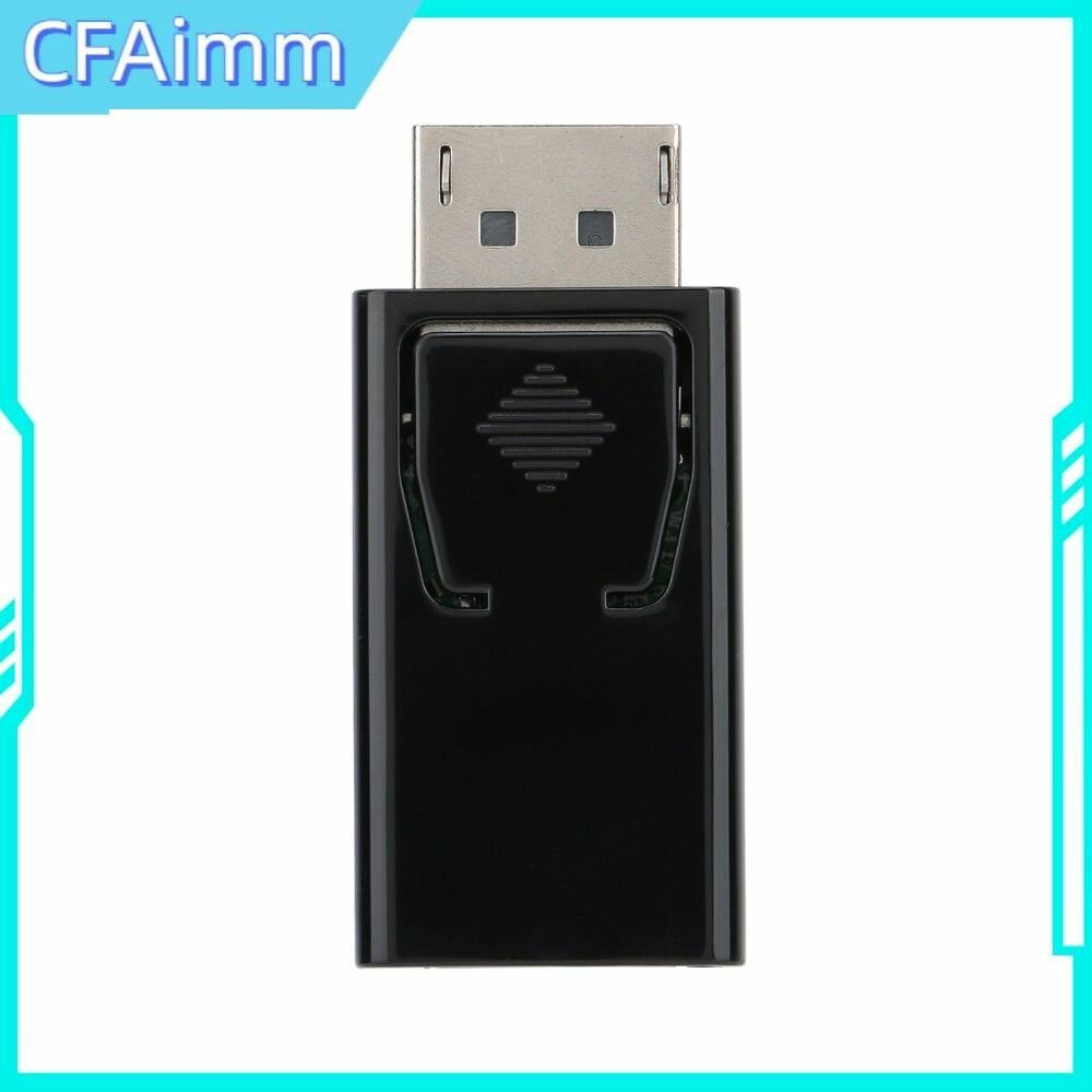 Конвертер DP Male to HDMI Female для портативных ПК и HDTV, черный