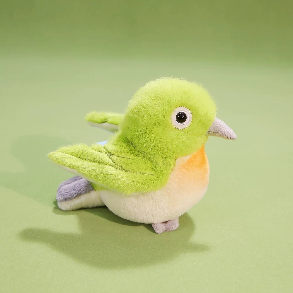 Настоящая плюшевая игрушка-птичка, имитирующая пение, в виде сороки, украшение, подвеска, подарок для детей и девочек