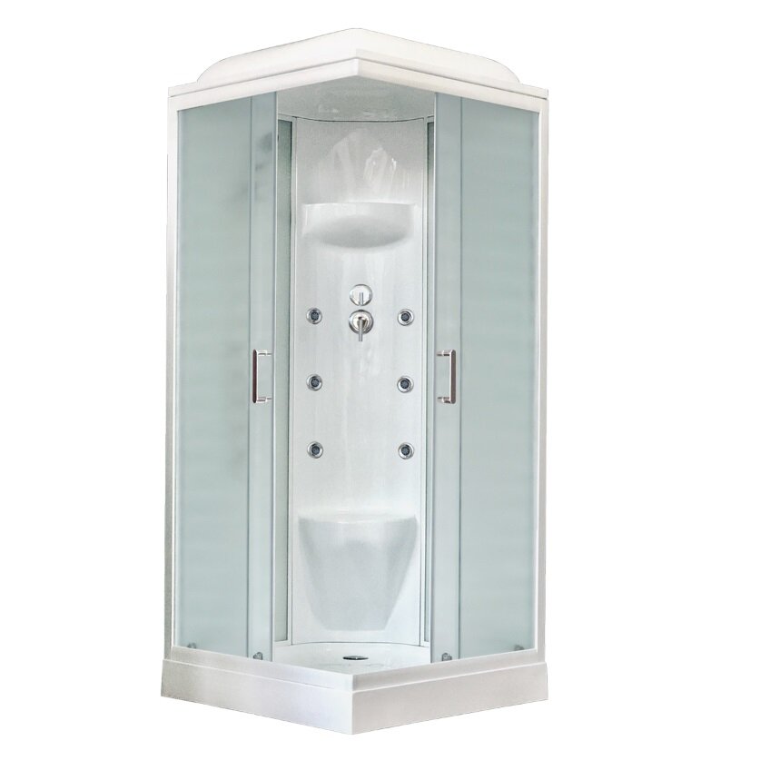 Душевая кабина Royal Bath 80HP7-WC белое/шиншилла