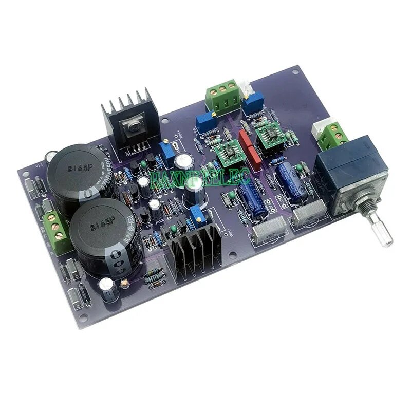 Плата предусилителя звука HIFI, модуль усилителя мощности предусилителя 5 Гц-40 кГц переменного тока, двойной 20 В