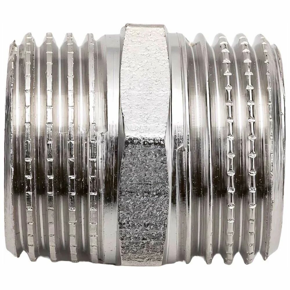 Ниппель STI Ду15 (1/2") никелированный D270-04971
