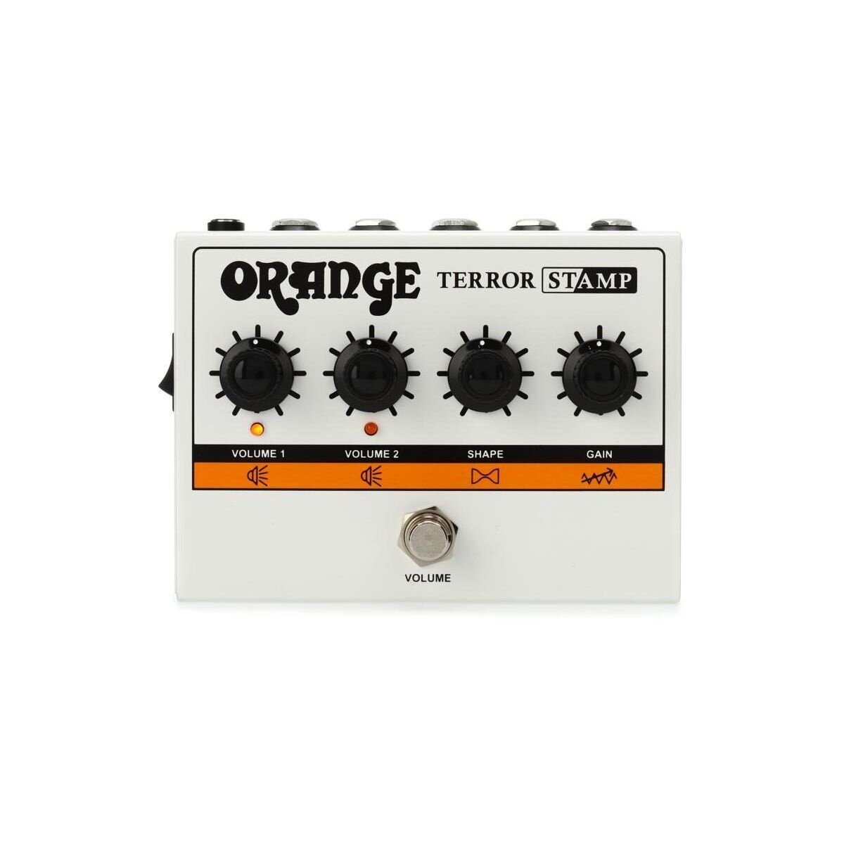 Гитарный усилитель в формате педали, 20Вт 1х12АХ7 Orange Terror Stamp